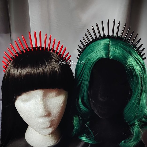 Spike and Drusilla Crystal Crown with Black or Red Howlite | Little ...